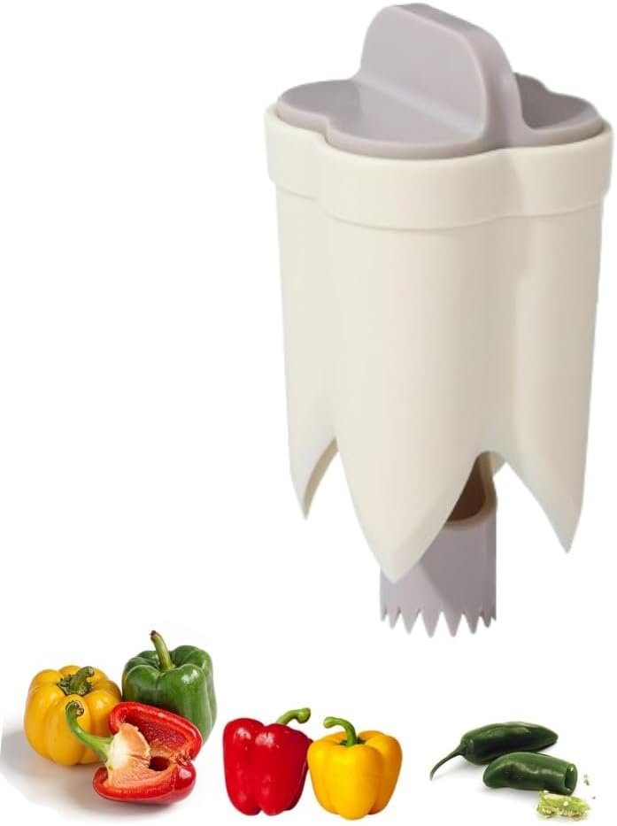 2025 Review: Upgraded 2-in-1 Bell Pepper Corer & Cutter for Effortless ...