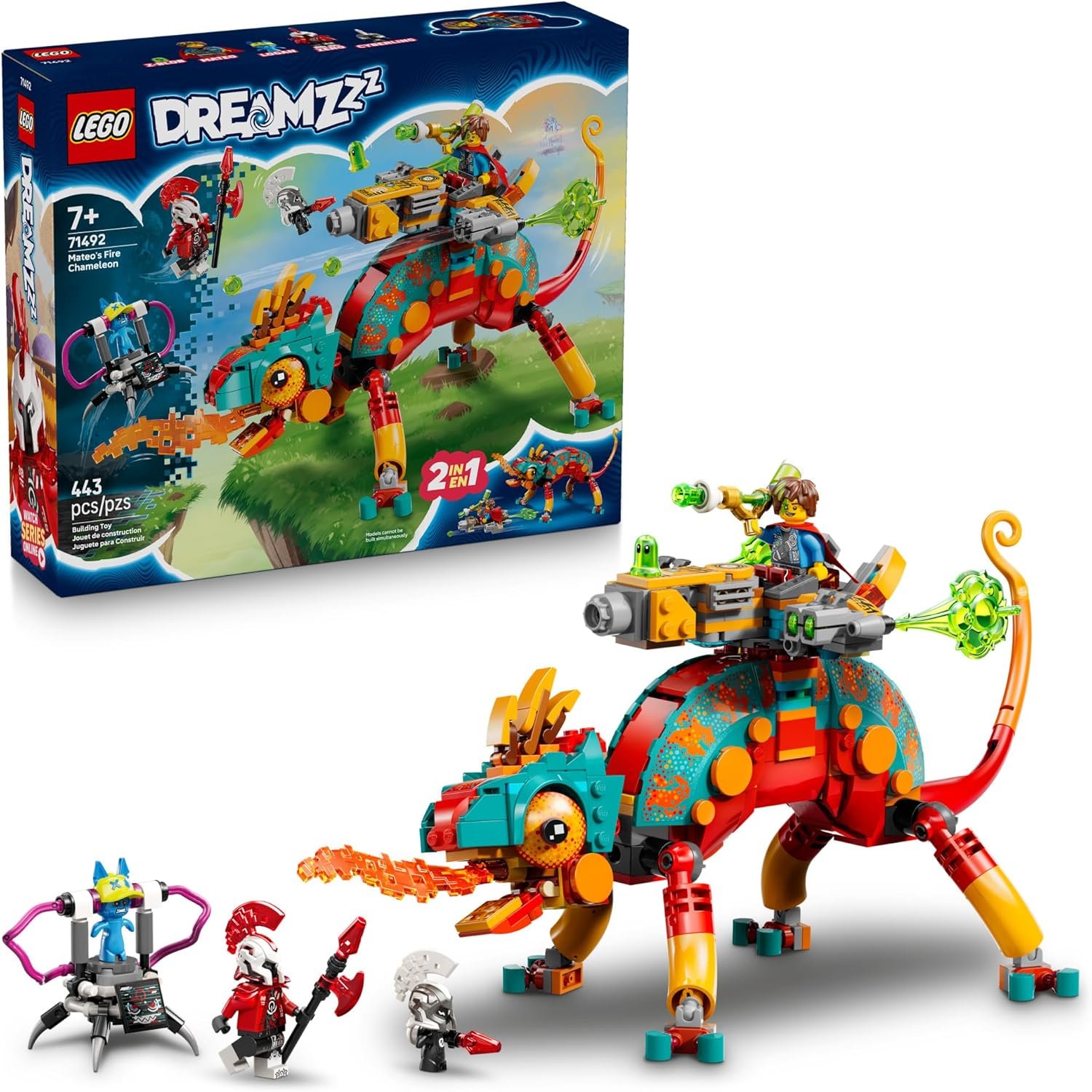 Unleash Adventure and Imagination with Mateo's Fire Chameleon Building ...