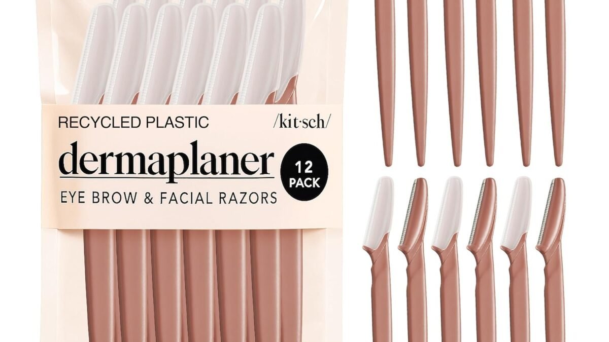 Experience Effortless Beauty with Kitsch Dermaplane Razor for Women ...